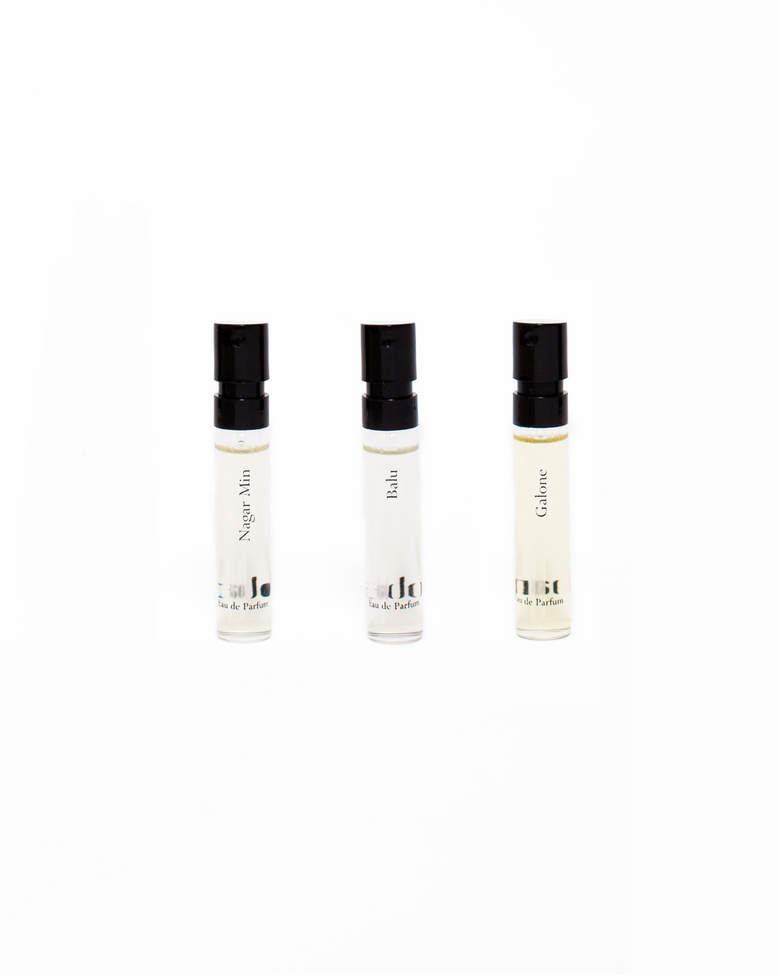 Gabar Deities Perfume Discovery Set | Nagar Min, Balu, Galone